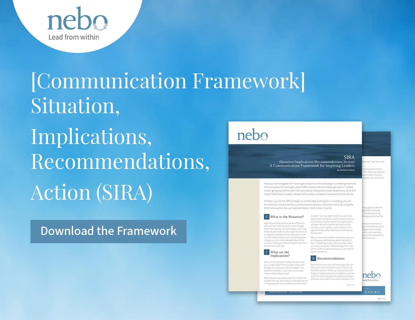 SIRA Communication Framework Access